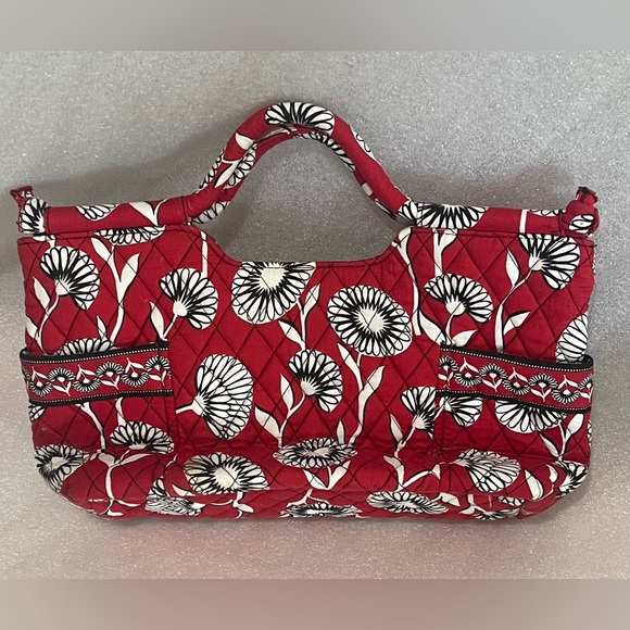 Vera Bradley | Bags | New Vera Bradley Floral Red Quilted Tote Bag ...